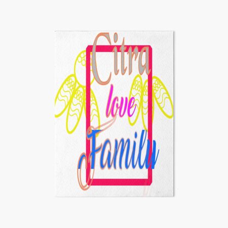 "citra girl" Art Board Print for Sale by Setiawan26 | Redbubble