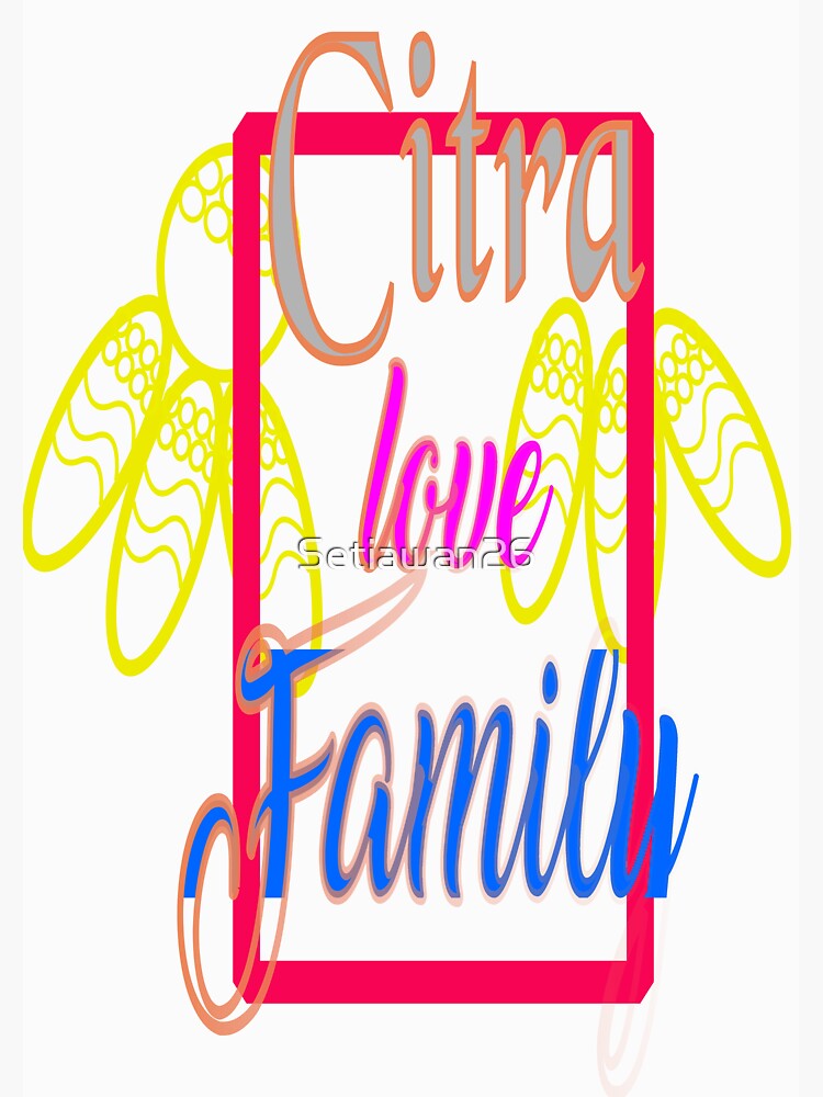 "citra girl" Sticker for Sale by Setiawan26 | Redbubble