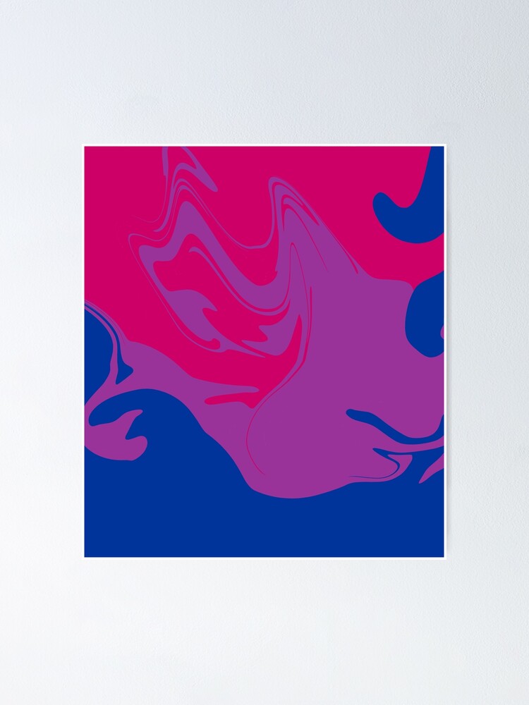 "bi colors flag abstract " Poster by inkofdisaster | Redbubble
