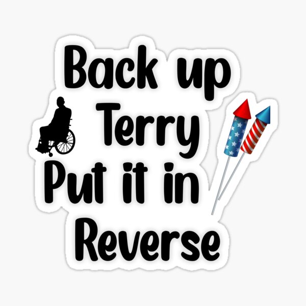 "Back Up Terry Stickers " Sticker for Sale by Akechakchi | Redbubble