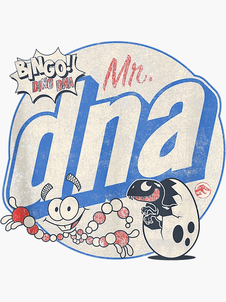 "Mr DNA Cartoon Circle " Sticker for Sale by KKMade0 | Redbubble