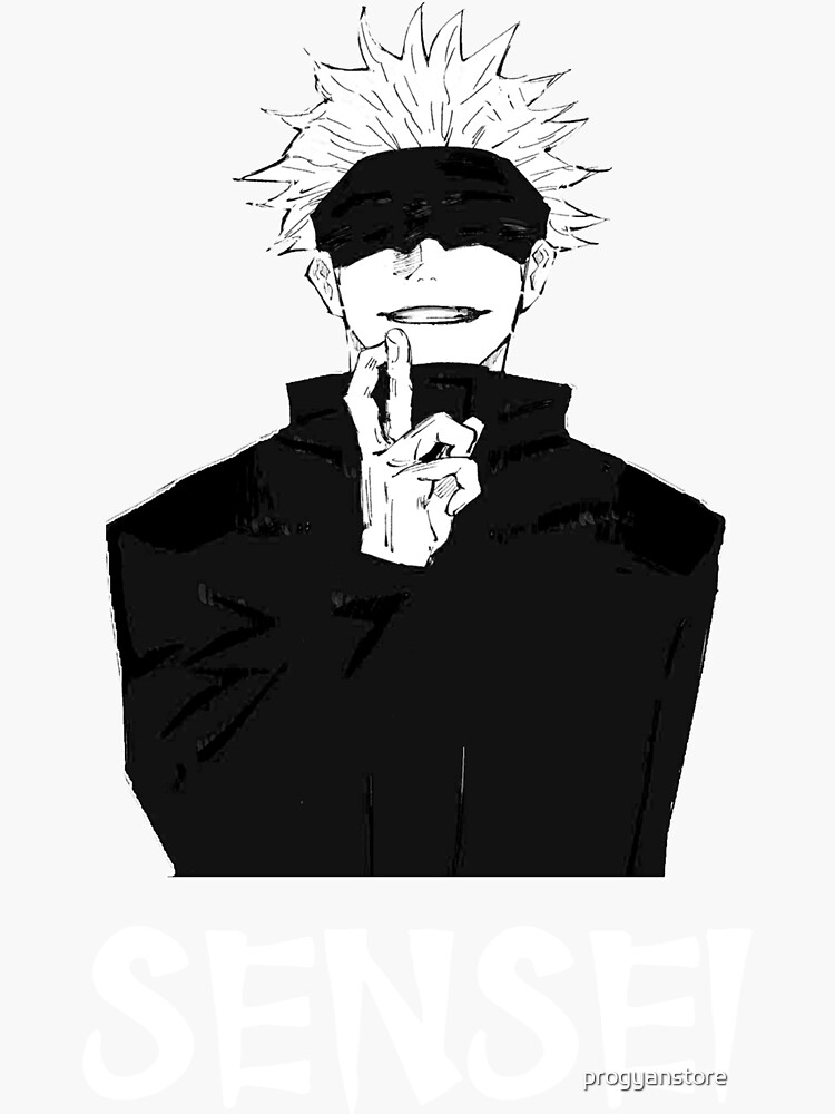 "Gojo Sensei" Sticker for Sale by progyanstore | Redbubble