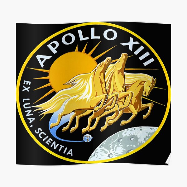 "Apollo 13 Mission Patch " Poster by zerasstore | Redbubble