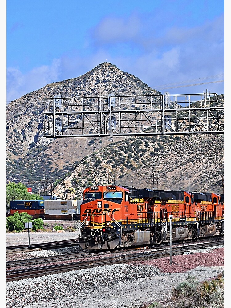 "BNSF # 7783 at Cajon Pass" Spiral Notebook for Sale by RandyDyer ...