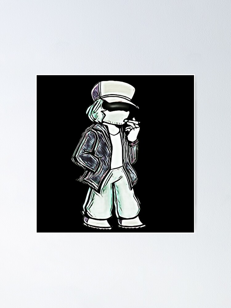 "garcello fnf " Poster for Sale by Dizzaa | Redbubble