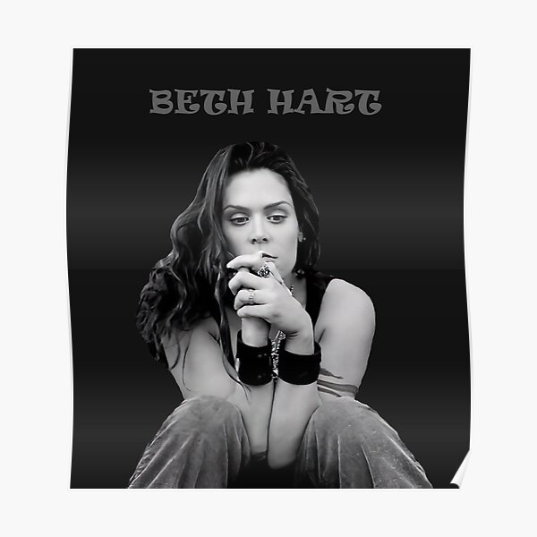 "Beth Hart, the queen of blues rock. " Poster for Sale by Chvaneliogo ...