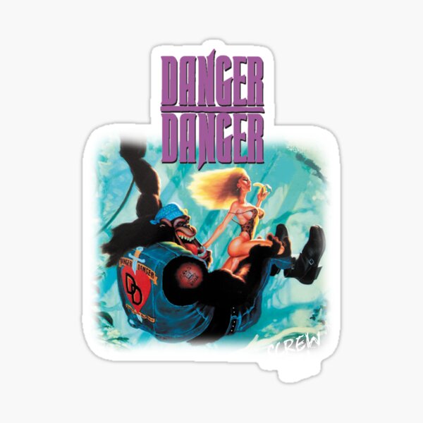 "Hard Rock Heavy Metal DANGER HARD" Sticker by DonRafael | Redbubble