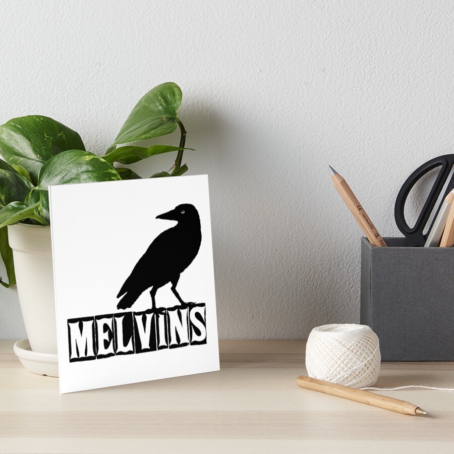"Melvins Logo" Art Board Print for Sale by Blk0Rec | Redbubble
