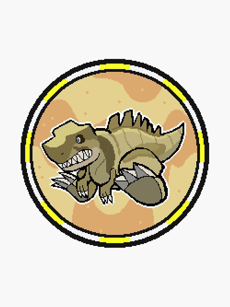 "Acro Dino Medal" Sticker for Sale by GilGuardGo | Redbubble