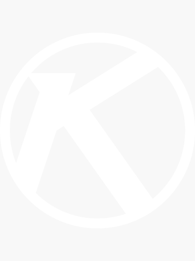 "Karin Logo (White)" Sticker for Sale by Katzopolis | Redbubble