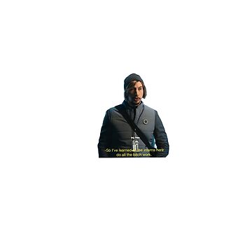 "Randy the intern" Sticker for Sale by Emmahoohaha | Redbubble