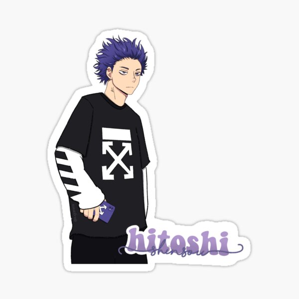 "Shinsou Hitoshi - Bnha" Sticker by kader011 | Redbubble