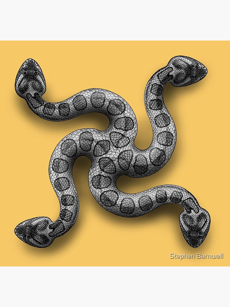 "Wheel Snake" Poster for Sale by SBarnwell | Redbubble