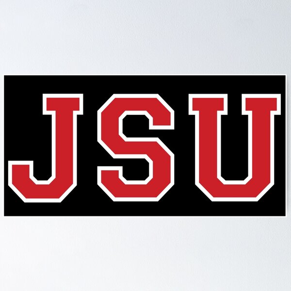"jacksonville state college font " Poster for Sale by scollegestuff ...
