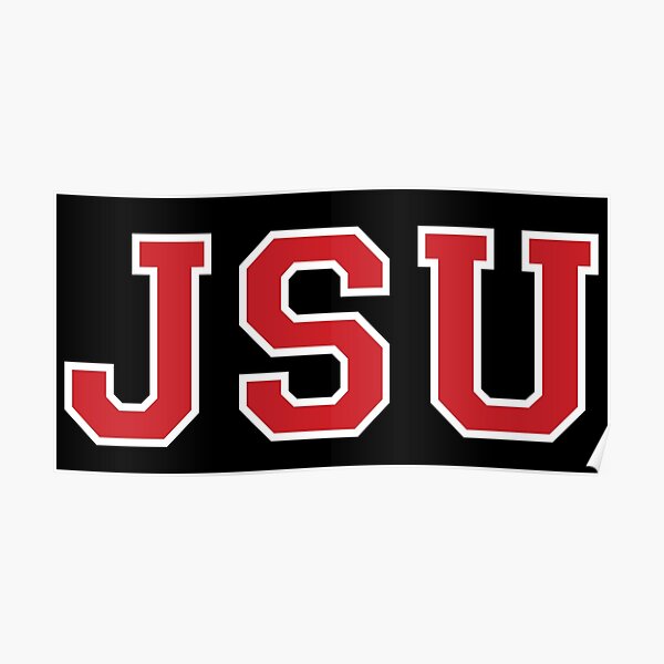 "jacksonville state college font " Poster by scollegestuff | Redbubble