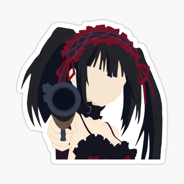 "Kurumi Tokisaki" Sticker for Sale by Slaurenx | Redbubble