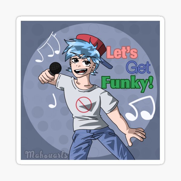 "Boyfriend FNF" Sticker by mahouarts | Redbubble