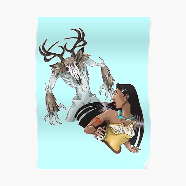"Colors of the Wendigo" Poster by CaptainSunshine | Redbubble