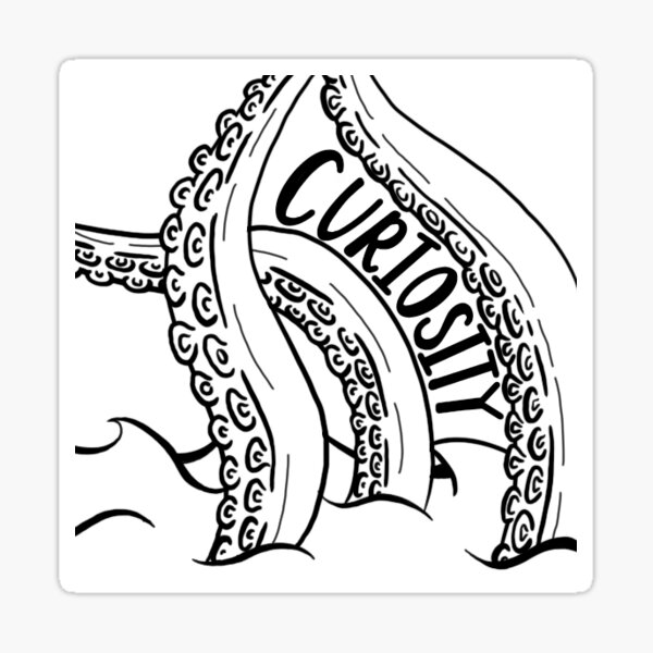 "Ocean Curiosity " Sticker for Sale by Madisonpstutts | Redbubble