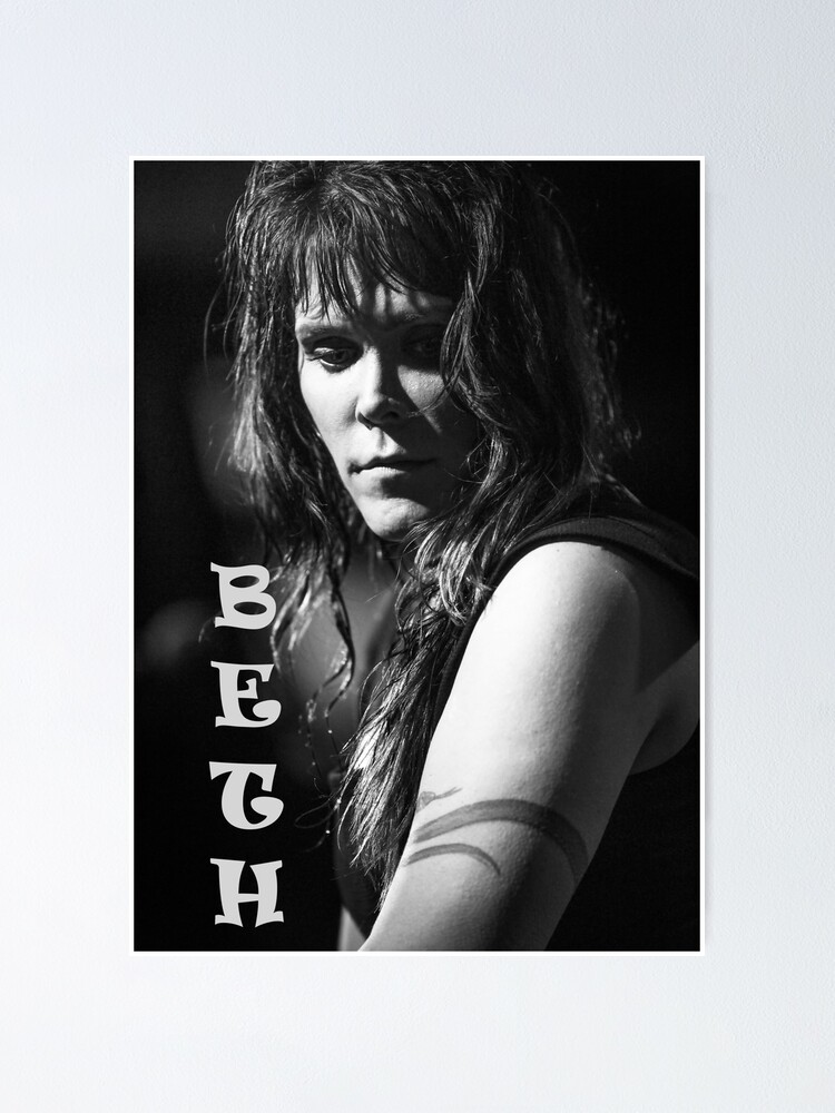 "Beth Hart, the queen of blues rock. " Poster for Sale by Chvaneliogo ...