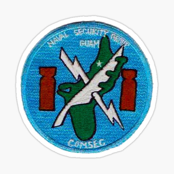 "NAVAL SECURITY GROUP, COMSEC, GUAM" Sticker for Sale by militarygifts ...