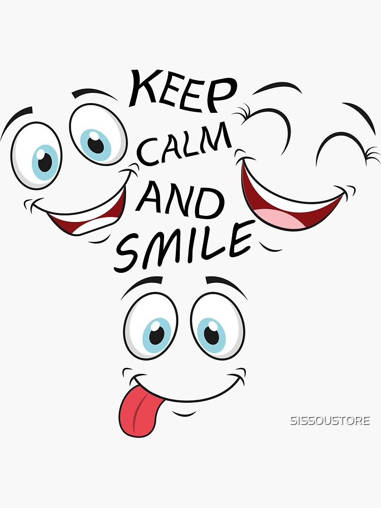 "Keep calm and smile:Phone Cases & Skins/funny face/ Smiley Face for ...