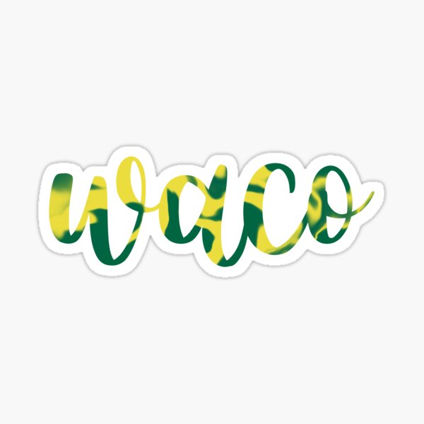"Waco" Sticker for Sale by sinakmiddleton | Redbubble