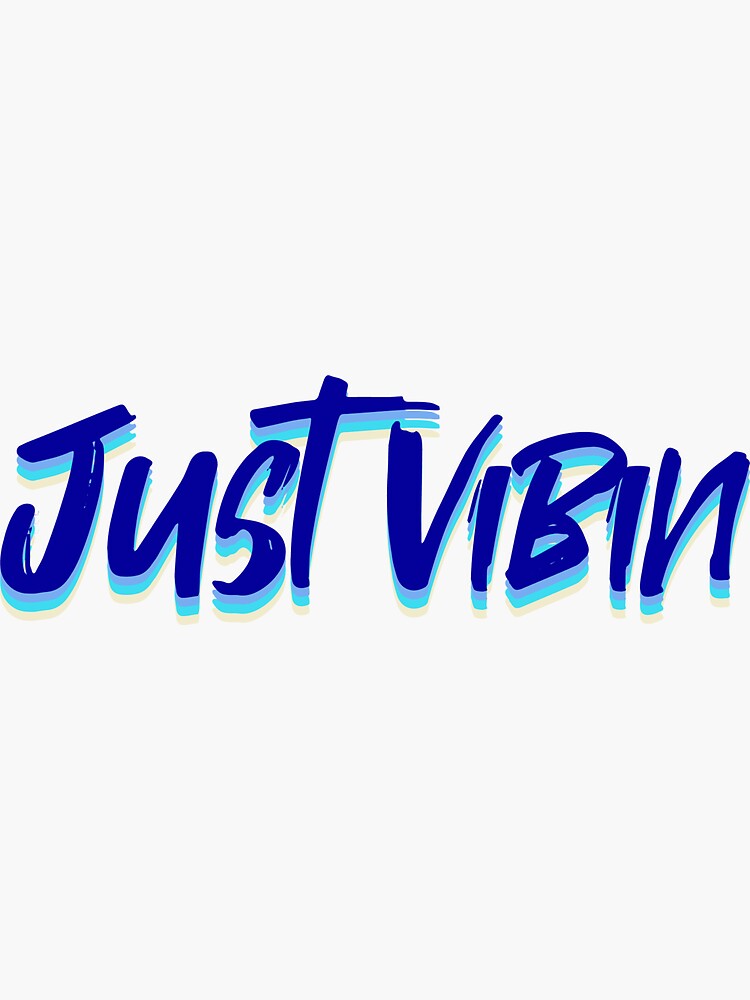 "Just Vibin | Color Palette 03" Sticker for Sale by CollegeArt | Redbubble