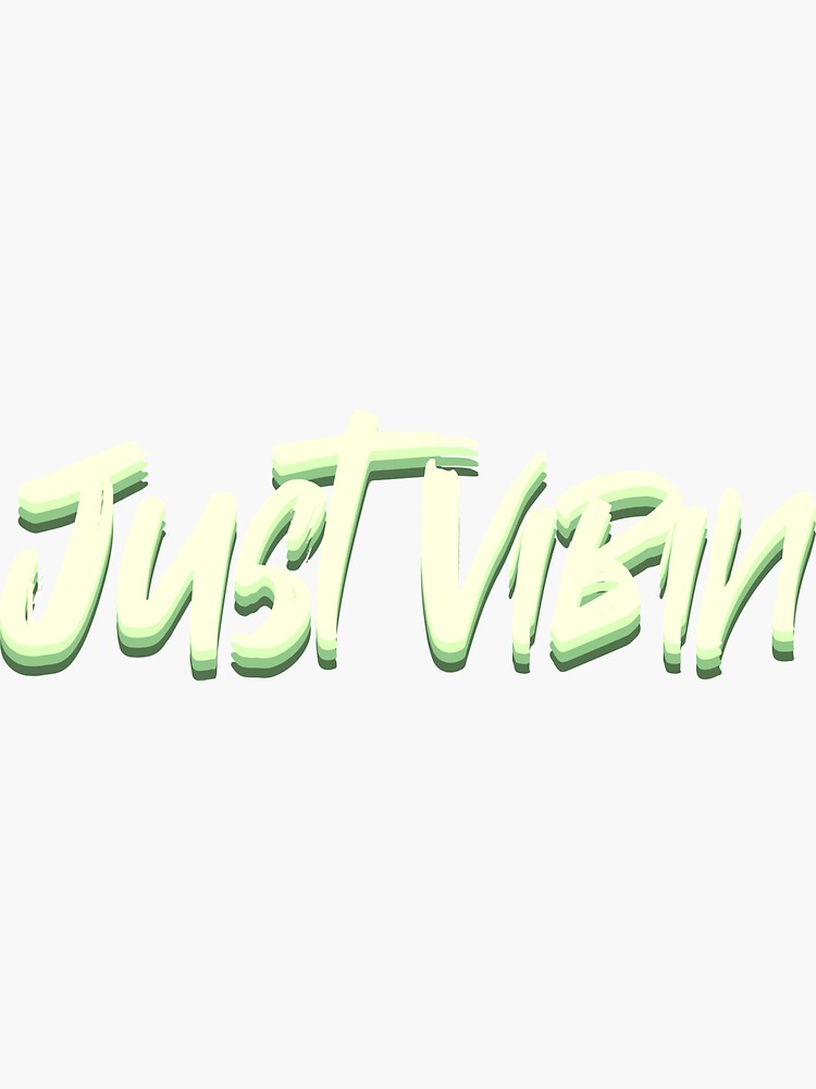 "Just Vibin | Color Palette 05" Sticker for Sale by CollegeArt | Redbubble