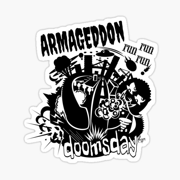 "Armageddon" Sticker for Sale by locizon | Redbubble