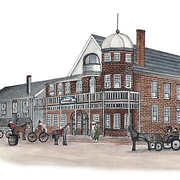 "The John Shean House (Original Almont Hotel)" Postcard for Sale by ...