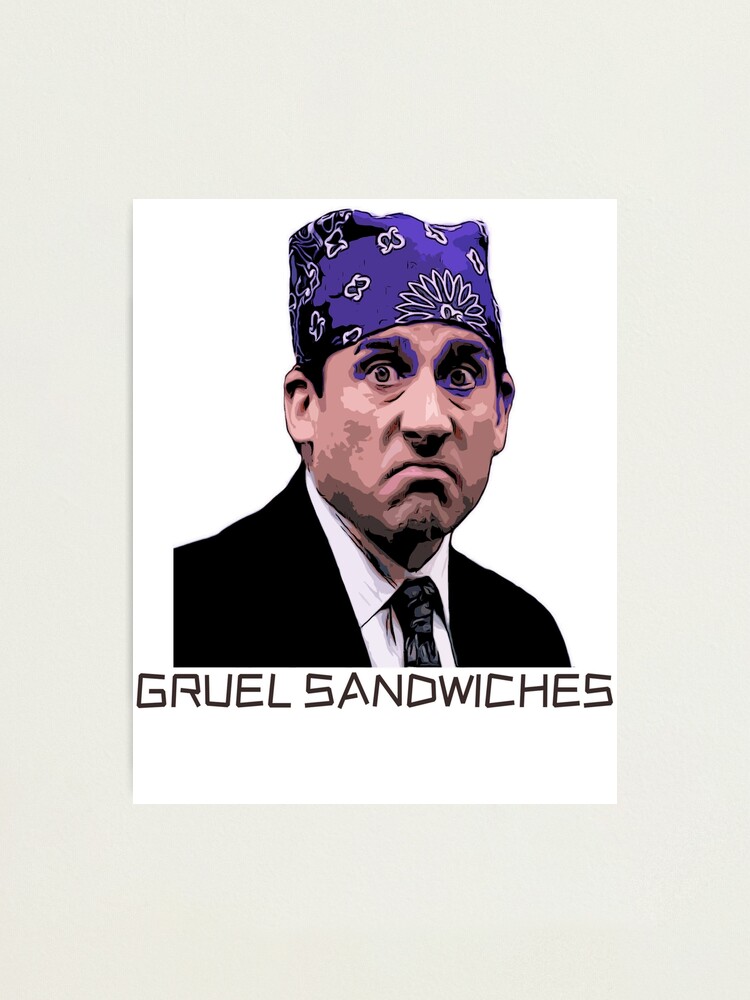 "Gruel Sandwiches - Michael Scott - Prison Mike - The office ...