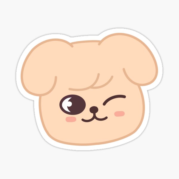 "PuppyM Skzoo" Sticker for Sale by lilynquyen00 | Redbubble