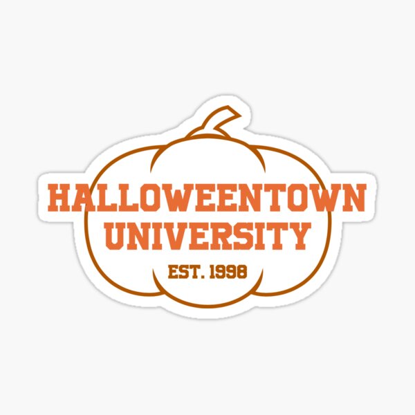 "HALLOWEENTOWN STICKER" Sticker for Sale by moonrisedoodles | Redbubble