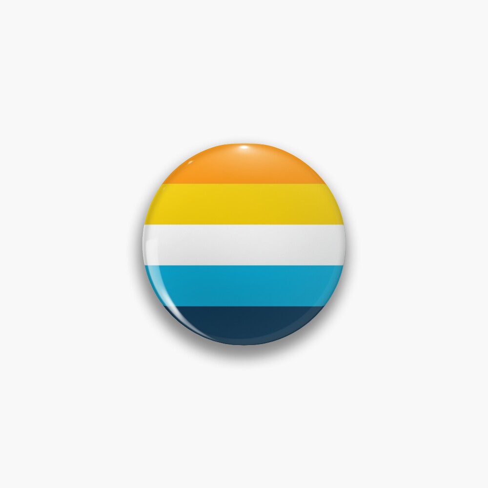 "AroAce staircase flag" Pin for Sale by misswoodhouse | Redbubble