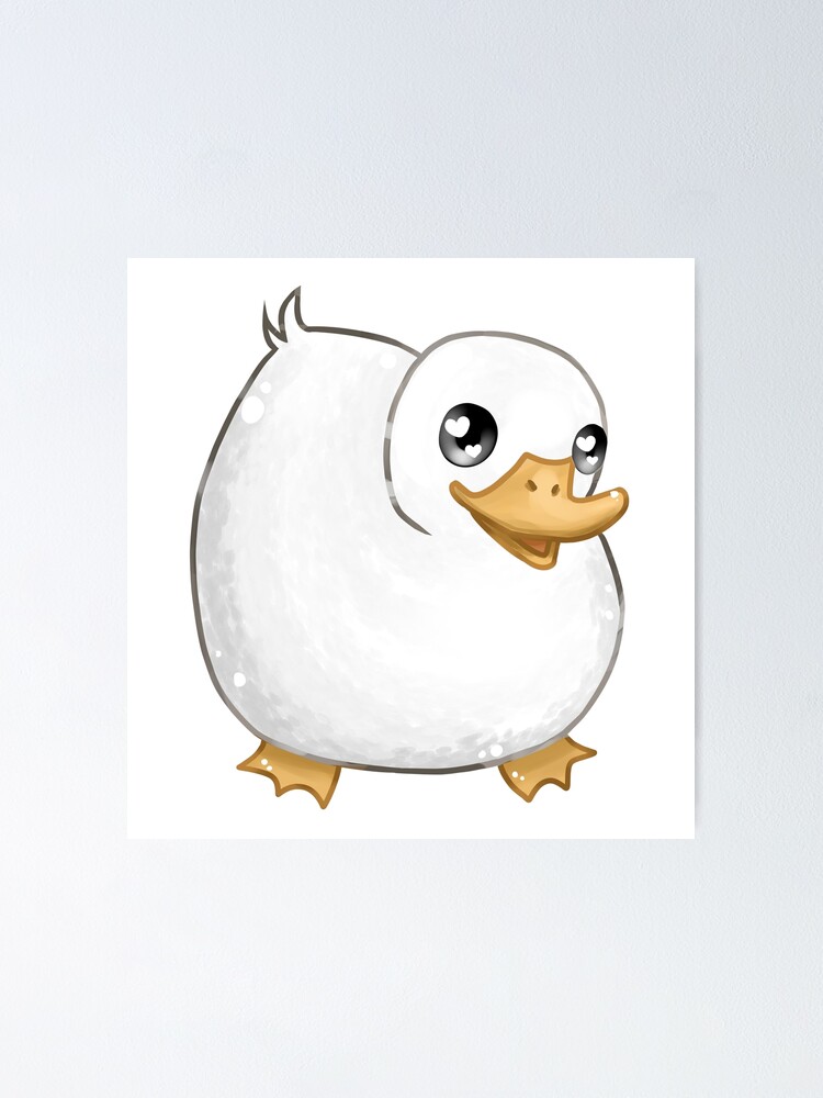 "A Very Round Ducky" Poster by kestrelen | Redbubble