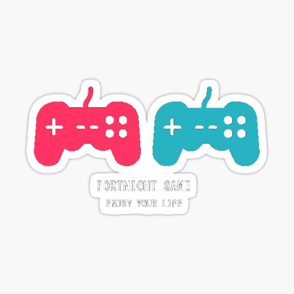 "Fortnight game " Sticker for Sale by Spacemed | Redbubble