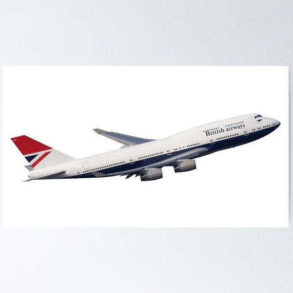 "BA Negus 747-400" Poster for Sale by n800an | Redbubble