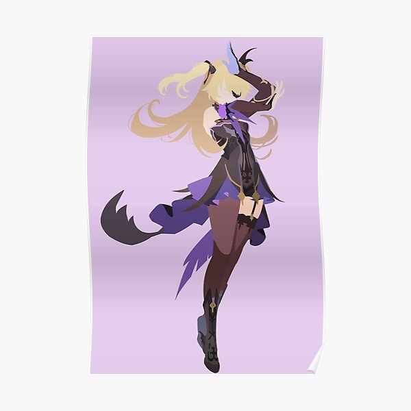 "Genshin Impact - Fischl" Poster for Sale by LazyKittypillar | Redbubble