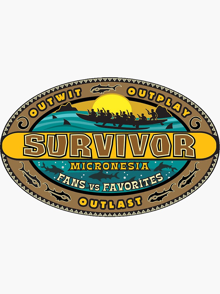 Pegatina «Logotipo de Survivor Micronesia» de Maggielktt | Redbubble