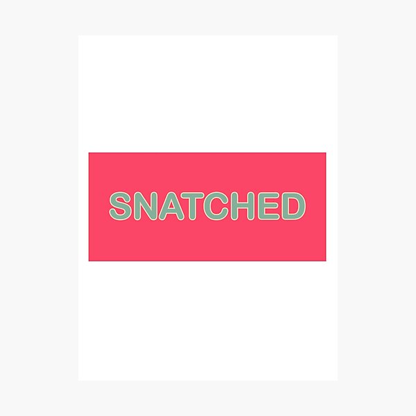 "Snatched Sticker" Photographic Print for Sale by sochaux | Redbubble