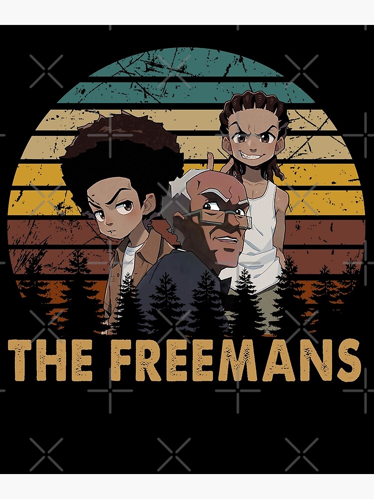 "Vintage The Freeman from The boondocks sitcom " Poster by DuboisMarion ...