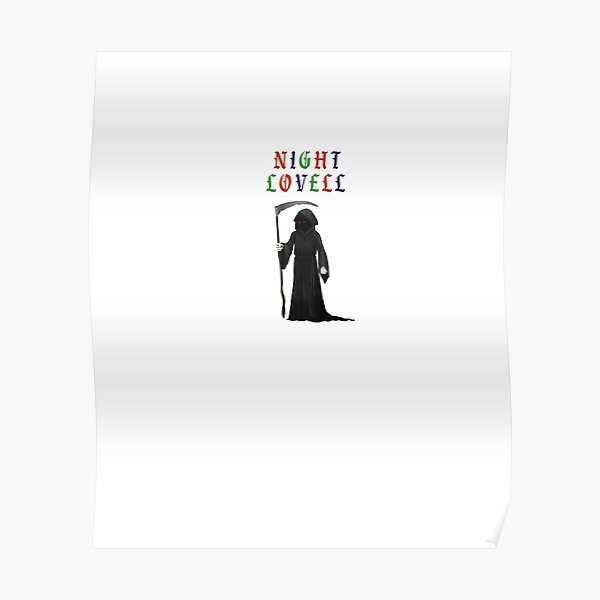 "Night lovell sticker" Poster for Sale by khanganhshop | Redbubble