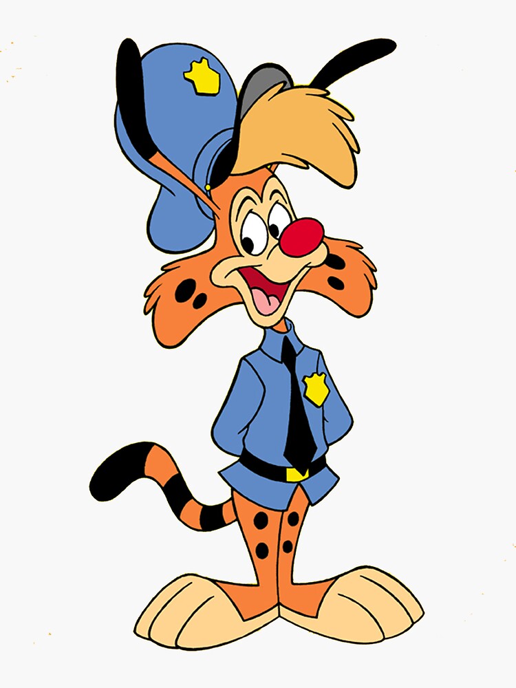 "cartoon Bonkers D. Bobcat " Sticker by arzr | Redbubble