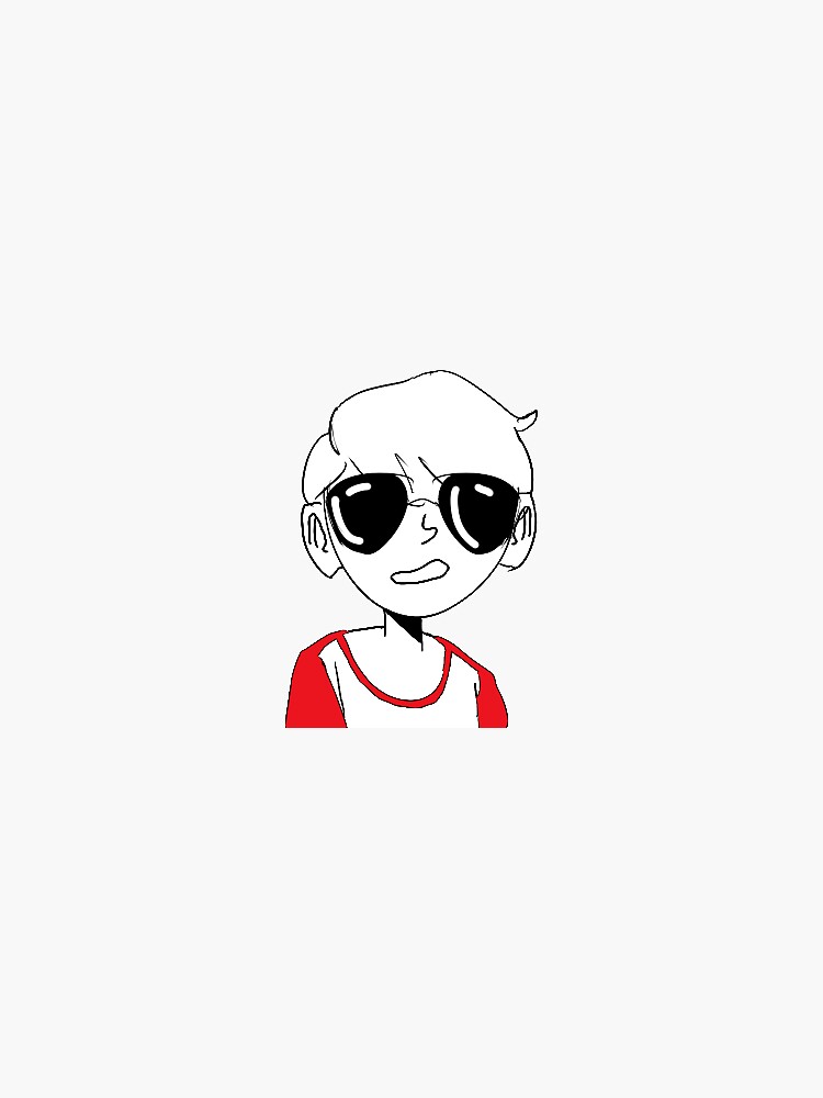 "dave strider" Sticker for Sale by cas-has-class | Redbubble