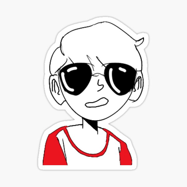 "dave strider" Sticker for Sale by cas-has-class | Redbubble