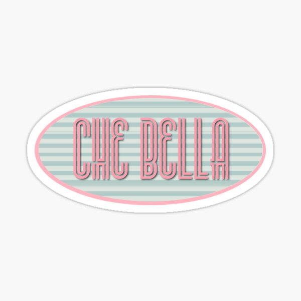 "Che Bella - - Italian words meaning How Beautiful. Vintage blue candy ...