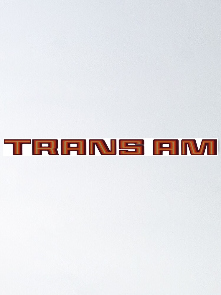 "Pontiac Firebird Trans Am " Poster for Sale by Pinup-phoenix | Redbubble