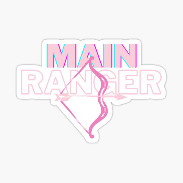 "Pink Ranger" Sticker for Sale by Gamergirltees | Redbubble