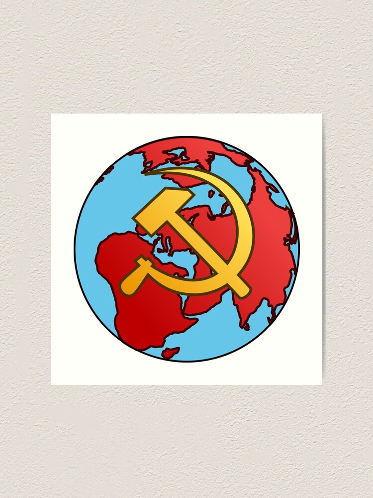 Lámina artística «El símbolo de la Internacional Comunista (Comintern ...